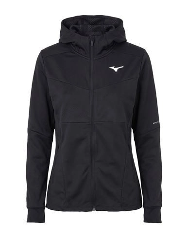 Mizuno Polyester Hooded Jacket - Black