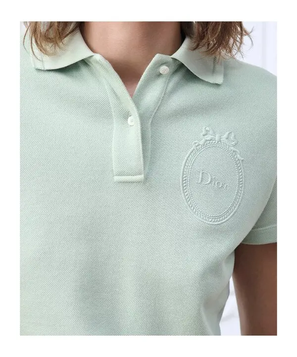 Dior Médaillon Embroidered Polo Shirt