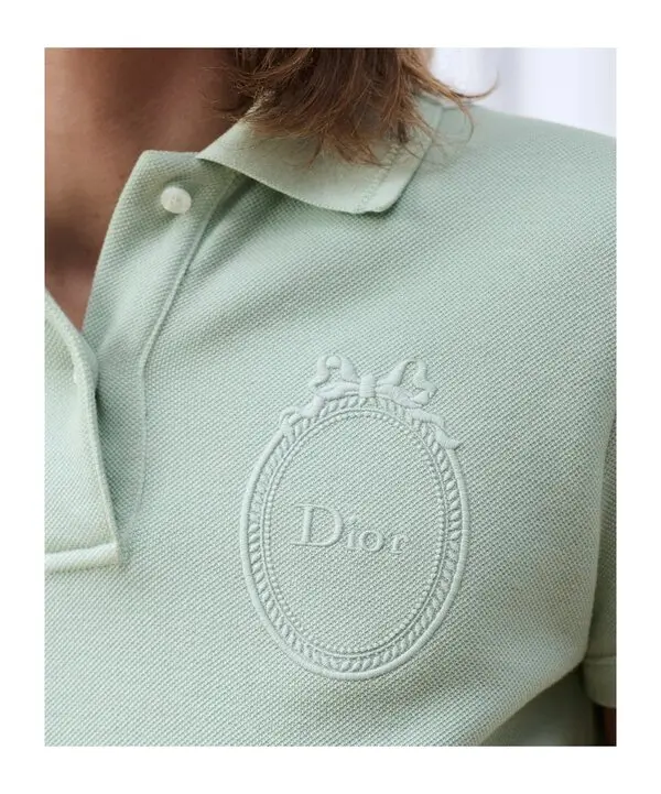 Dior Médaillon Embroidered Polo Shirt