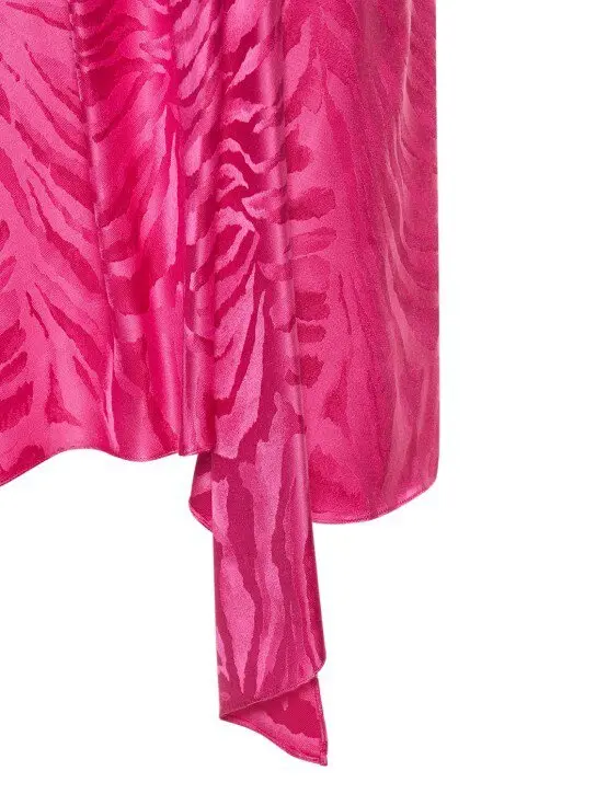 Giuseppe Di Morabito Viscose Jacquard Mini Skirt - Pink