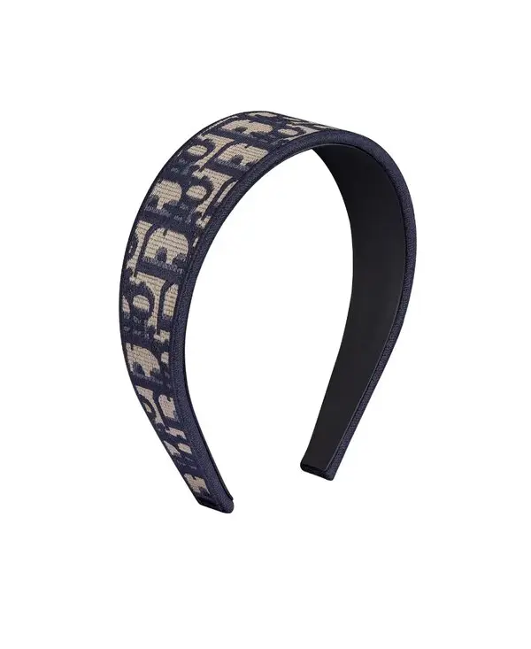 Dior Oblique Headband - Black