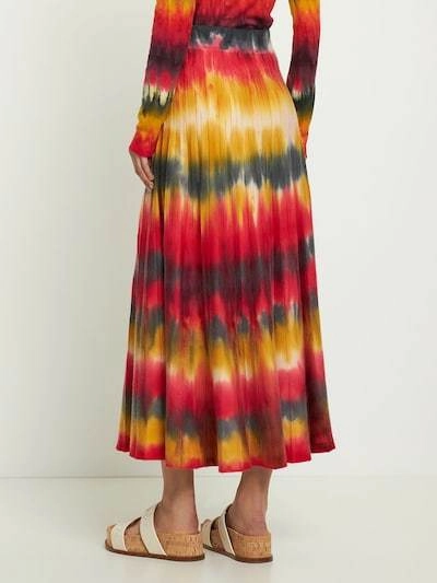 Gabriela Hearst Elastic Waist Skirt - Red