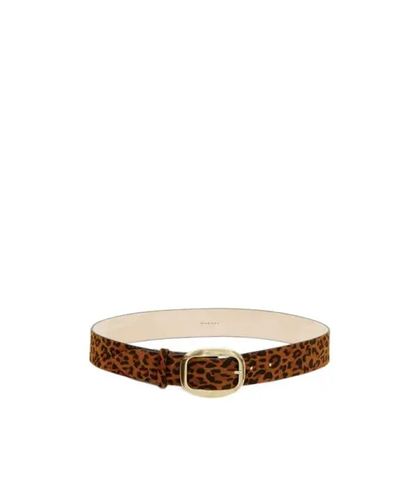 Isabel Marant Étoile Printed Buckled Belt - Leopard