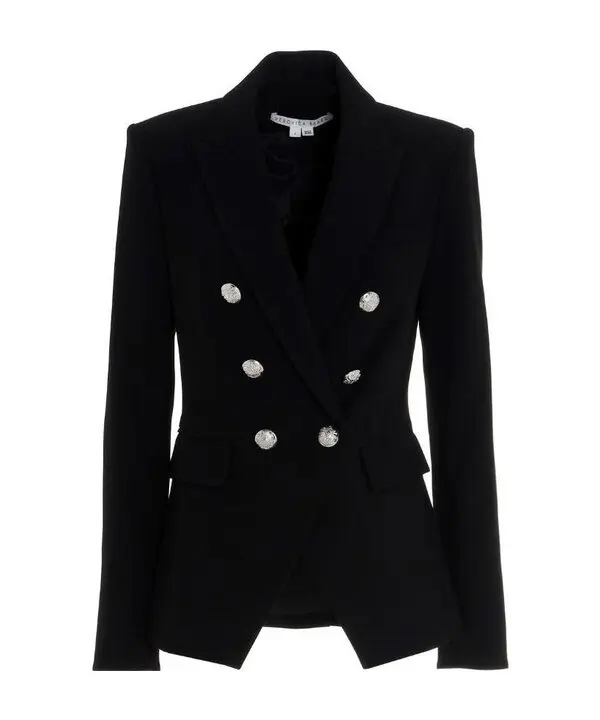 Veronica Beard Double-breasted Military Style Suit Jacket