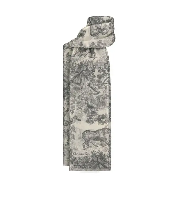 Dior Toile De Jouy Sauvage Stole