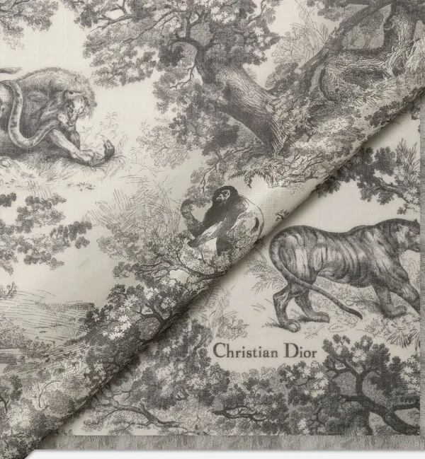 Dior Toile De Jouy Sauvage Stole