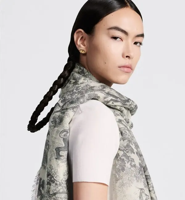 Dior Toile De Jouy Sauvage Stole