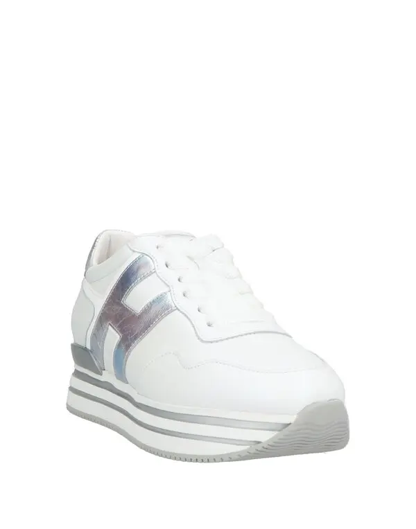 Hogan Leather Flatform Sneakers