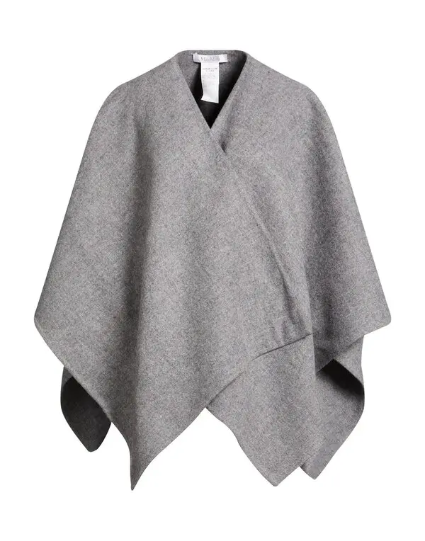 Max Mara Alpaca Wool Blend Wrap Cape