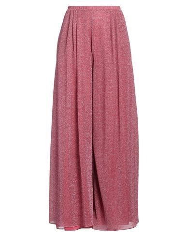 Oseree Polyamide Metallic Fiber Wide-leg Pants - Fuchsia