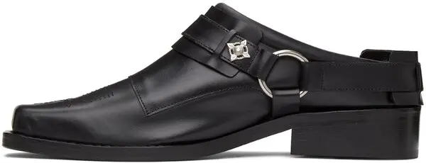 TOGA VIRILIS Buckled Leather Slip-on Boots