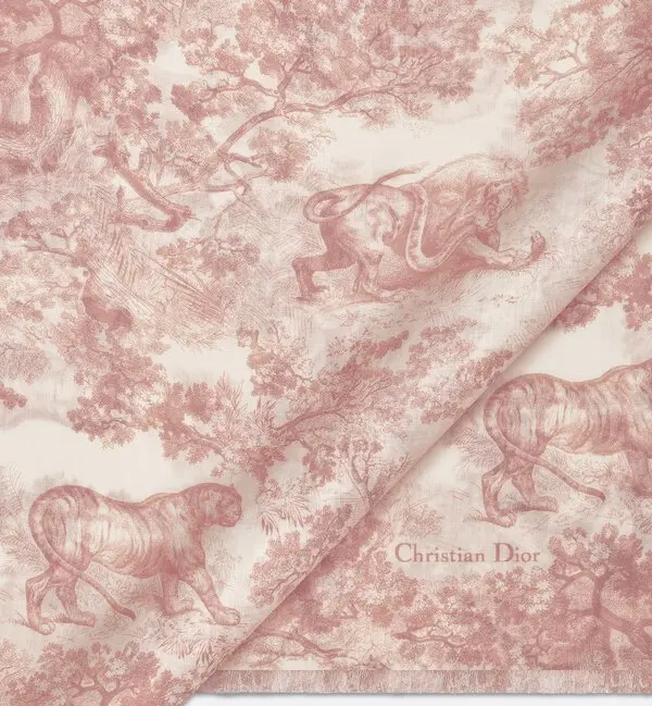 Dior Toile De Jouy Sauvage Stole