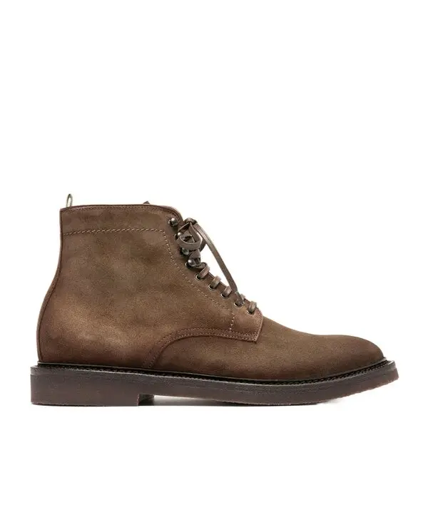 Officine Creative Round Toe Lace-up Boots