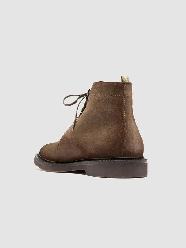 Officine Creative Round Toe Lace-up Boots