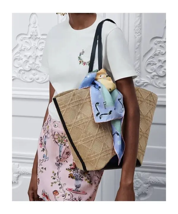 Dior Dioriviera Delicate Ribbon 70 Square Scarf