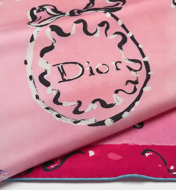 Dior Dioriviera Delicate Ribbon 70 Square Scarf