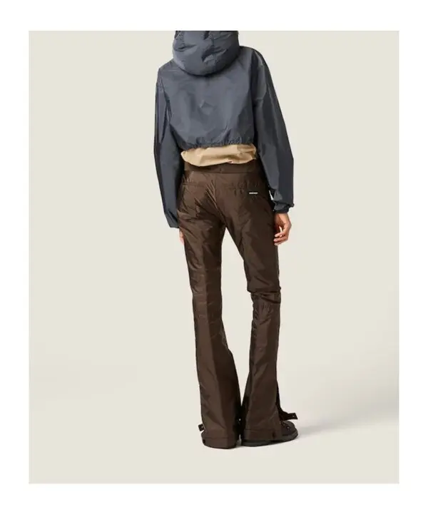 Miu Miu Technical Fabric Pants - Ebony