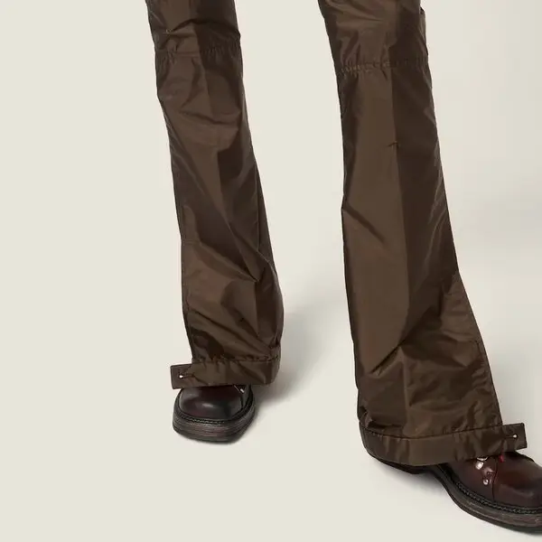 Miu Miu Technical Fabric Pants - Ebony