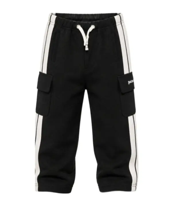 Palm Angels Elastic-waist Cargo Pants - Black