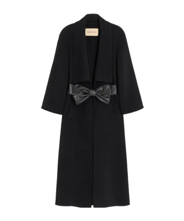 Valentino Garavani Long-sleeved Belted Coat