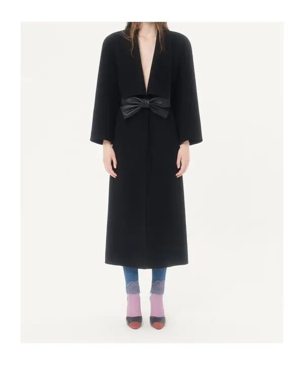 Valentino Garavani Long-sleeved Belted Coat