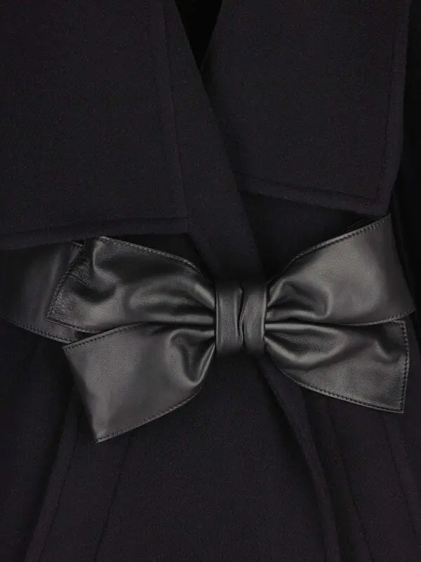 Valentino Garavani Long-sleeved Belted Coat - No