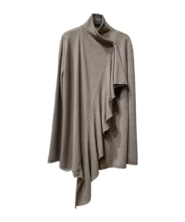 UMA WANG Irregular Turtleneck Knit Top