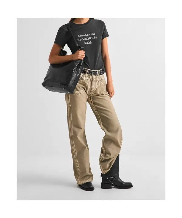 Acne Studios Crew Neck Short Sleeve Tee - Black