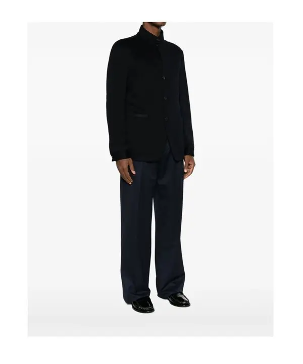 Zegna Navy-blue Oasi-cashmere Il Conte Jacket