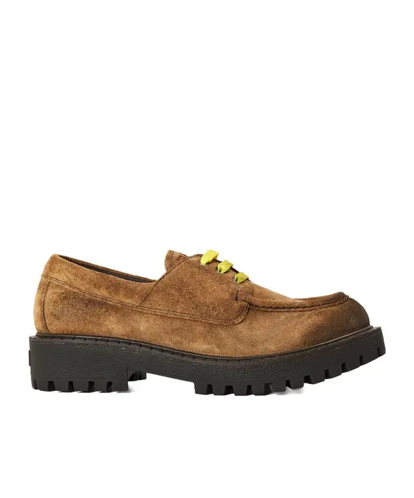 Prada Suede Platform Casual Shoes