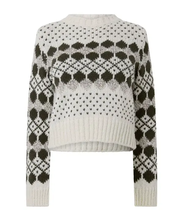 Max Mara Cropped Crewneck Sweater - No