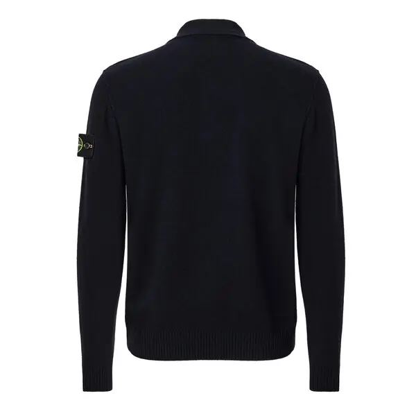 Stone Island Long-sleeve Knit Polo