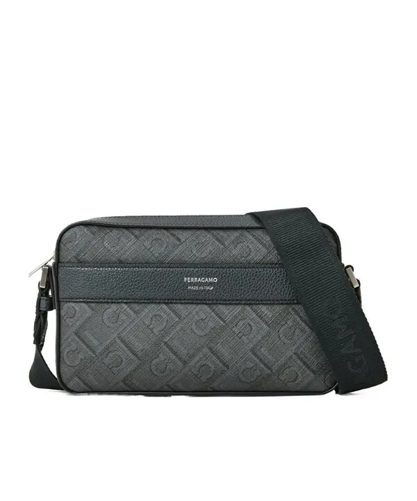 FERRAGAMO Embossed Camera Bag