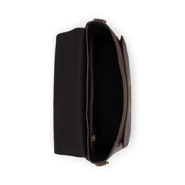 Polo Ralph Lauren Pebbled Leather Messenger Bag
