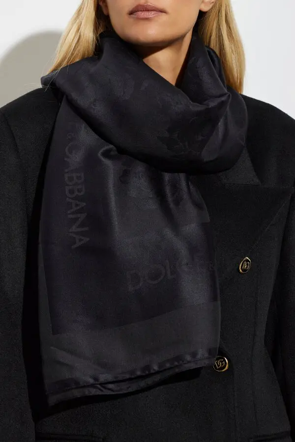 Dolce & Gabbana Floral-print Scarf