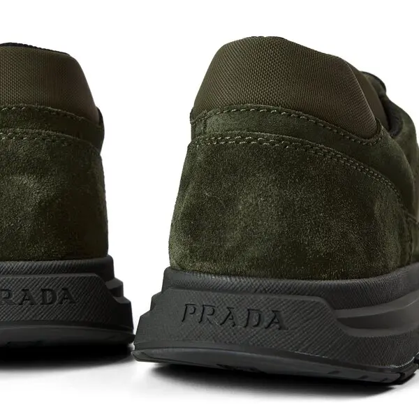 Prada Mixed Fabric Running Sneakers