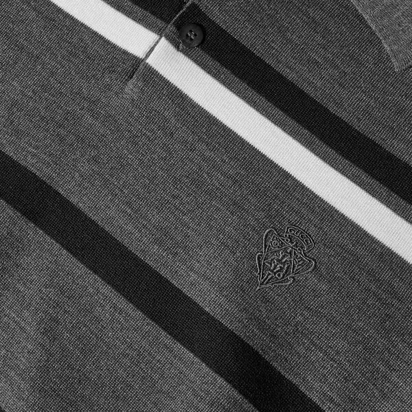 Gucci Striped Short-sleeve Knit Polo