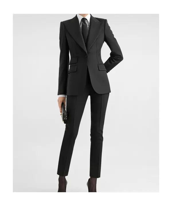 Dolce & Gabbana Turlington Single-breasted Jacket In Bi-stretch Twill