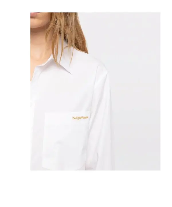 Zadig&Voltaire Embroidered Straight-cut Shirt
