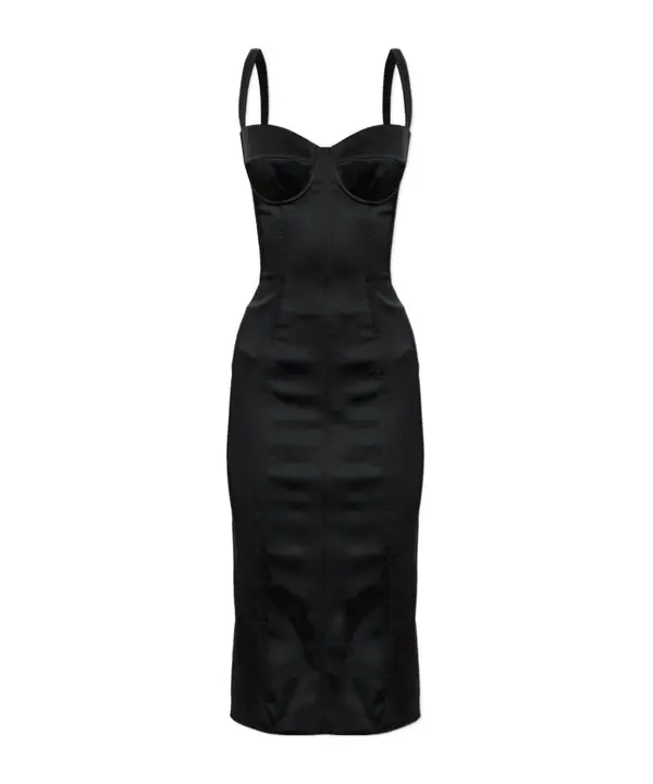 Dolce & Gabbana Dolce Gabbana Bustier-style Midi Dress
