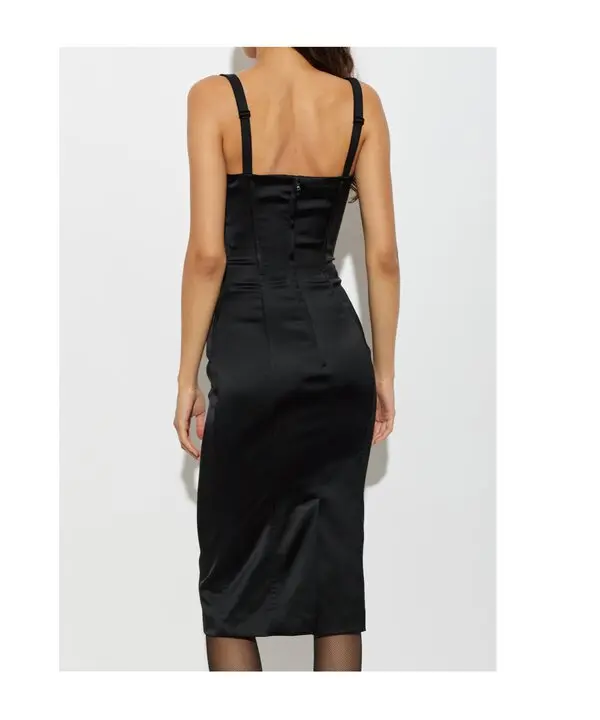 Dolce & Gabbana Dolce Gabbana Bustier-style Midi Dress