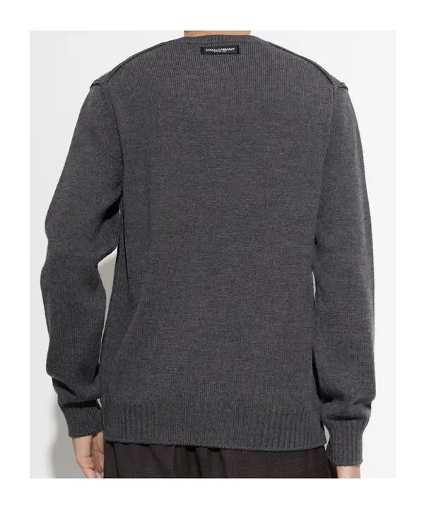 Dolce & Gabbana Crew Neck Long-sleeved Sweater