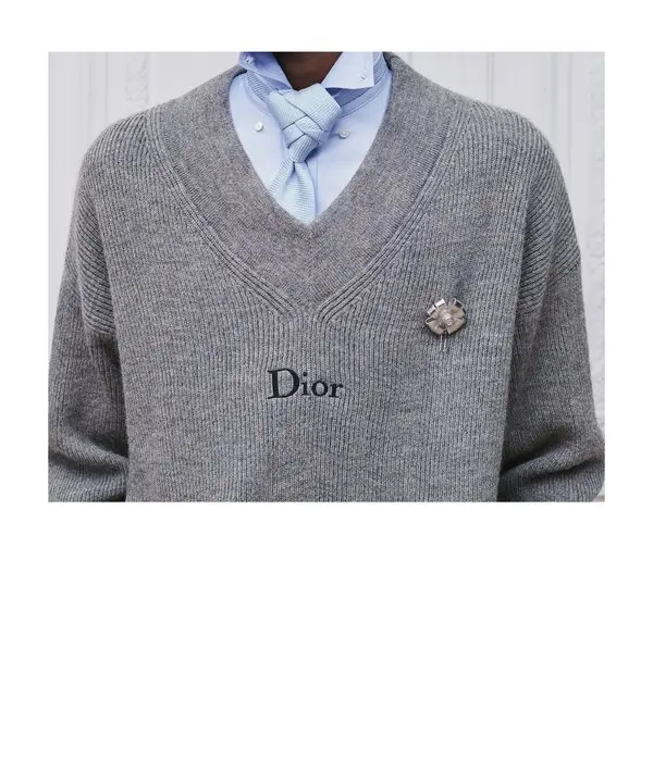Dior Clover Pin Brooch