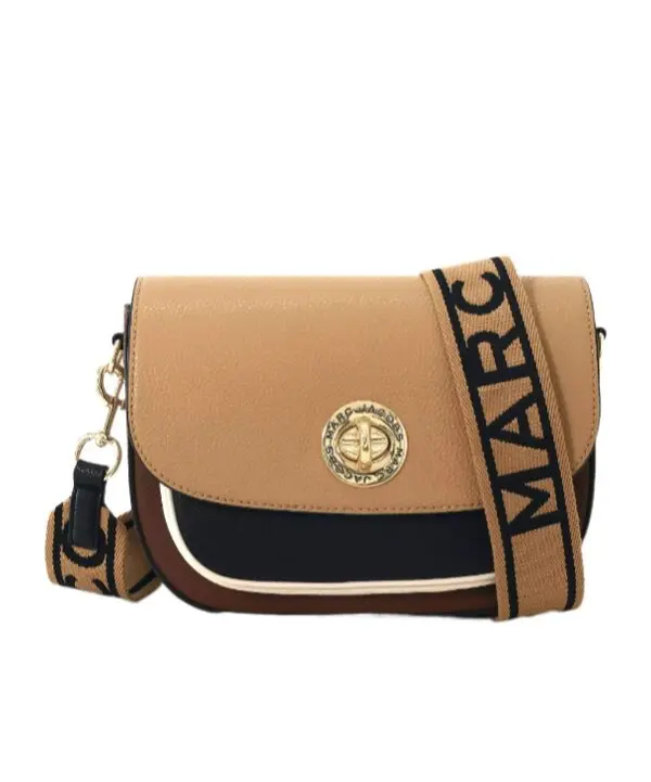 Marc Jacobs Logo-strap Shoulder Bag - Cognac Multi