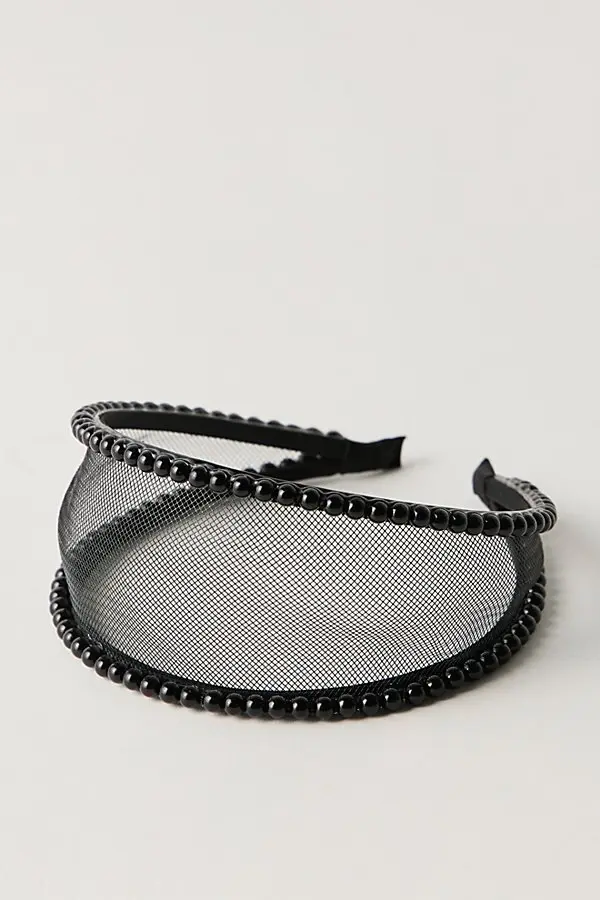 Free People Stella Wide Headband - Black