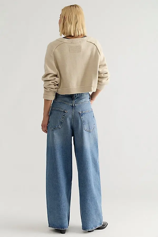 AGOLDE Rounded Baggy Jeans - Downplay