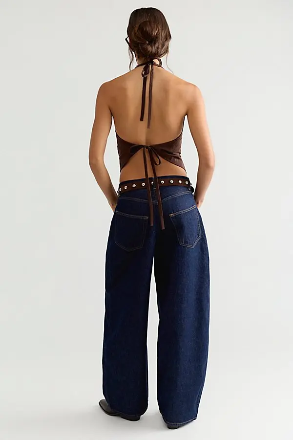 AGOLDE Rounded Baggy Jeans - Rinse