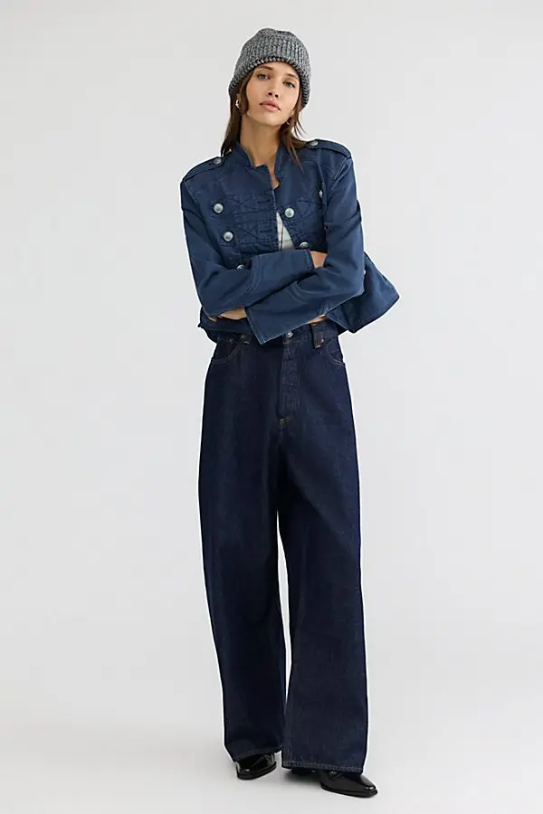 AGOLDE Rounded Baggy Jeans - Rinse