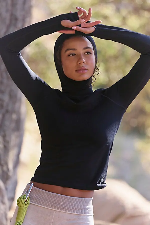 Free People Northern Lights Snood Layer - Black