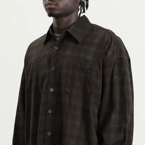 Our Legacy Check Print Borrowed Shirt